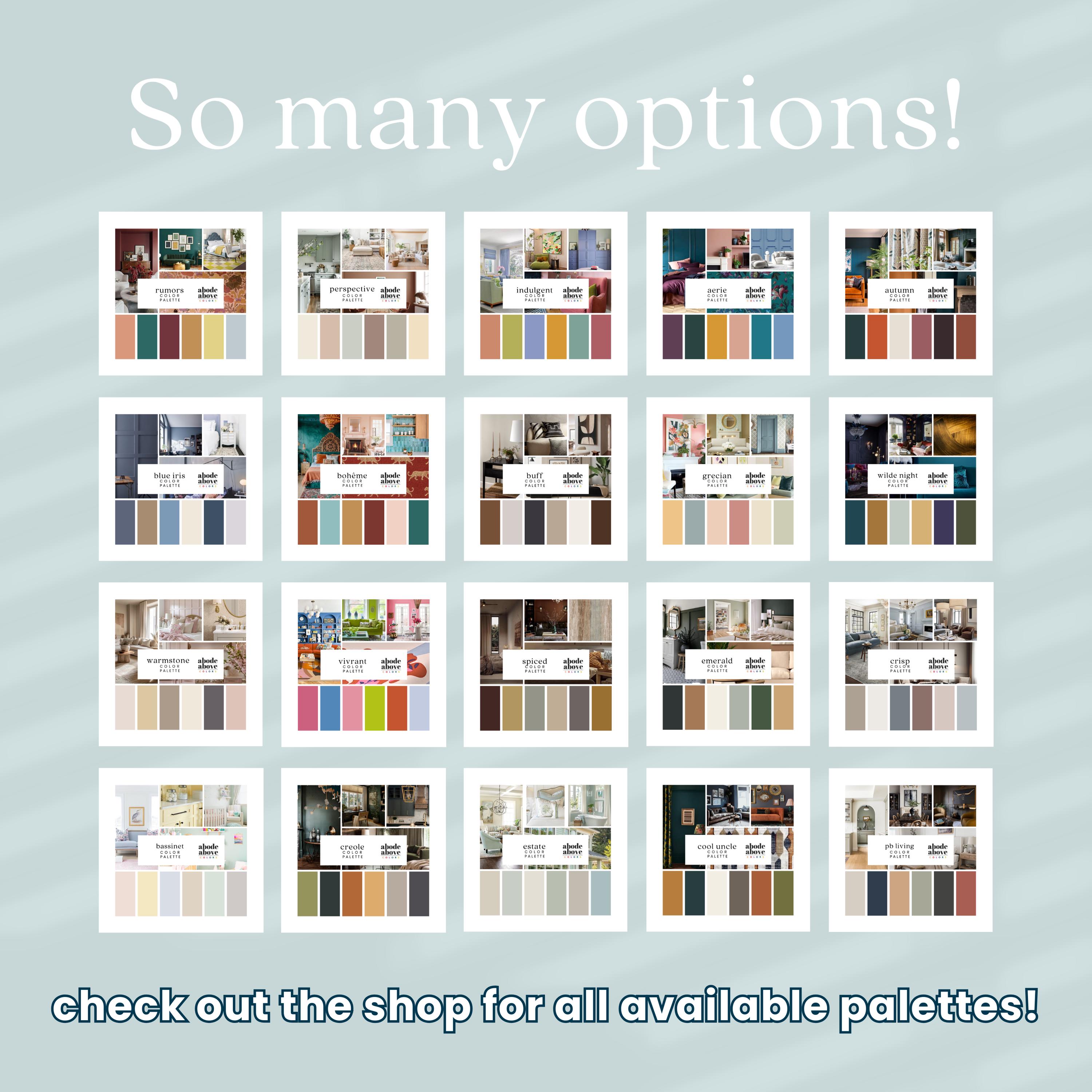 Denim - Home Color Palette | Sherwin Williams 2025 Whole House Color ...