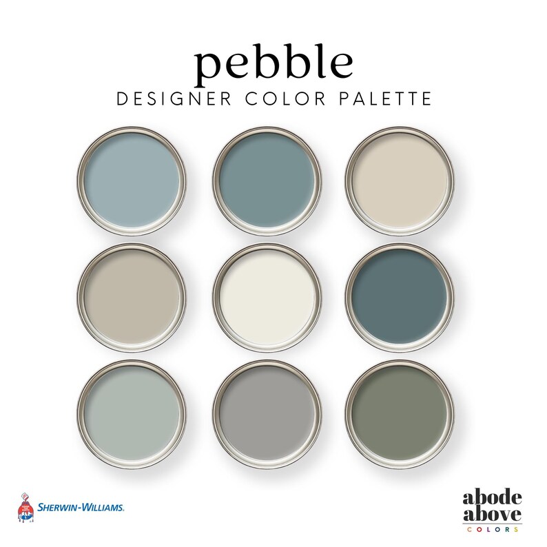 Pebble - Home Color Palette | Sherwin Williams Whole House Color Scheme ...