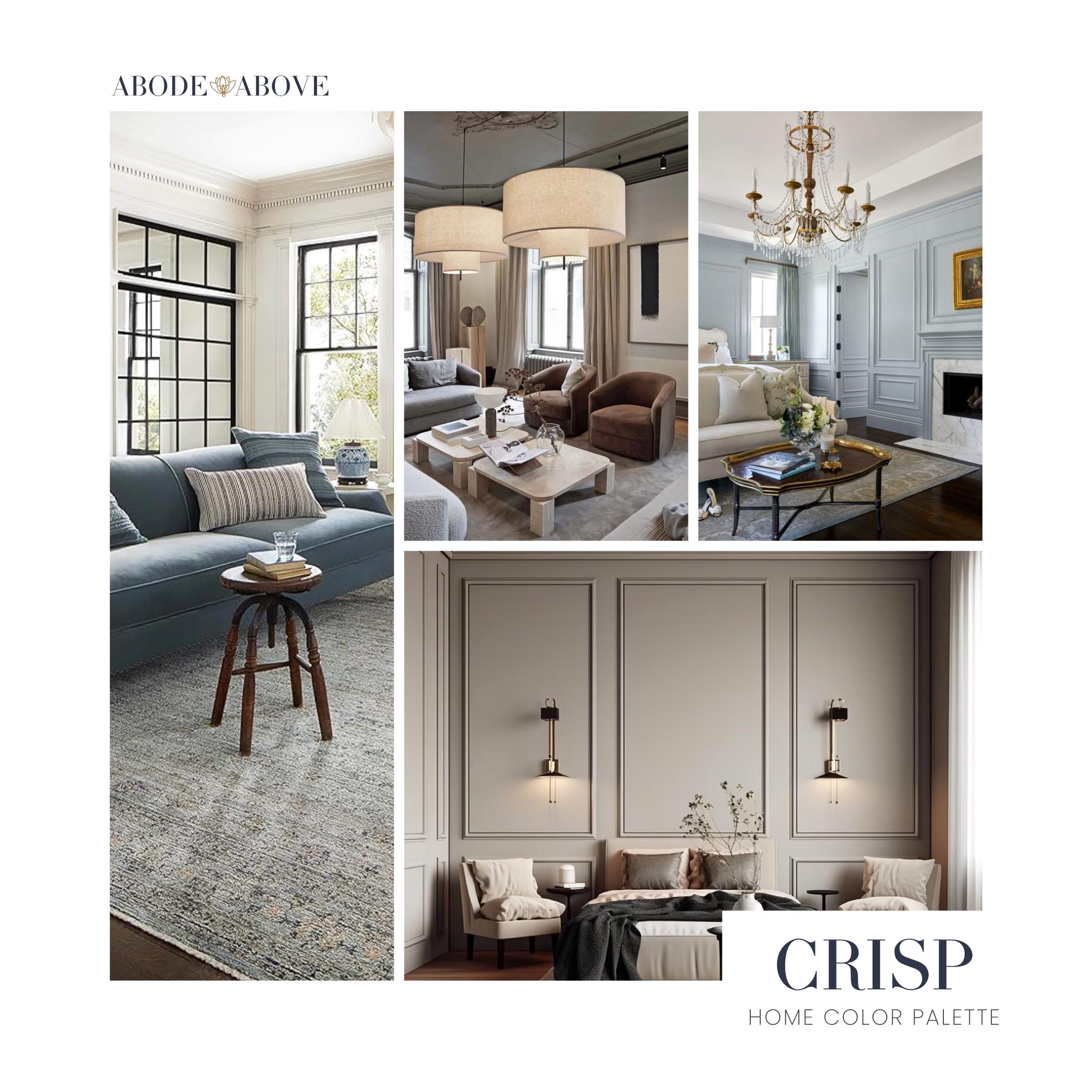 Crisp Sherwin Williams Minimalist Modern Paint Color Palette | Gray ...