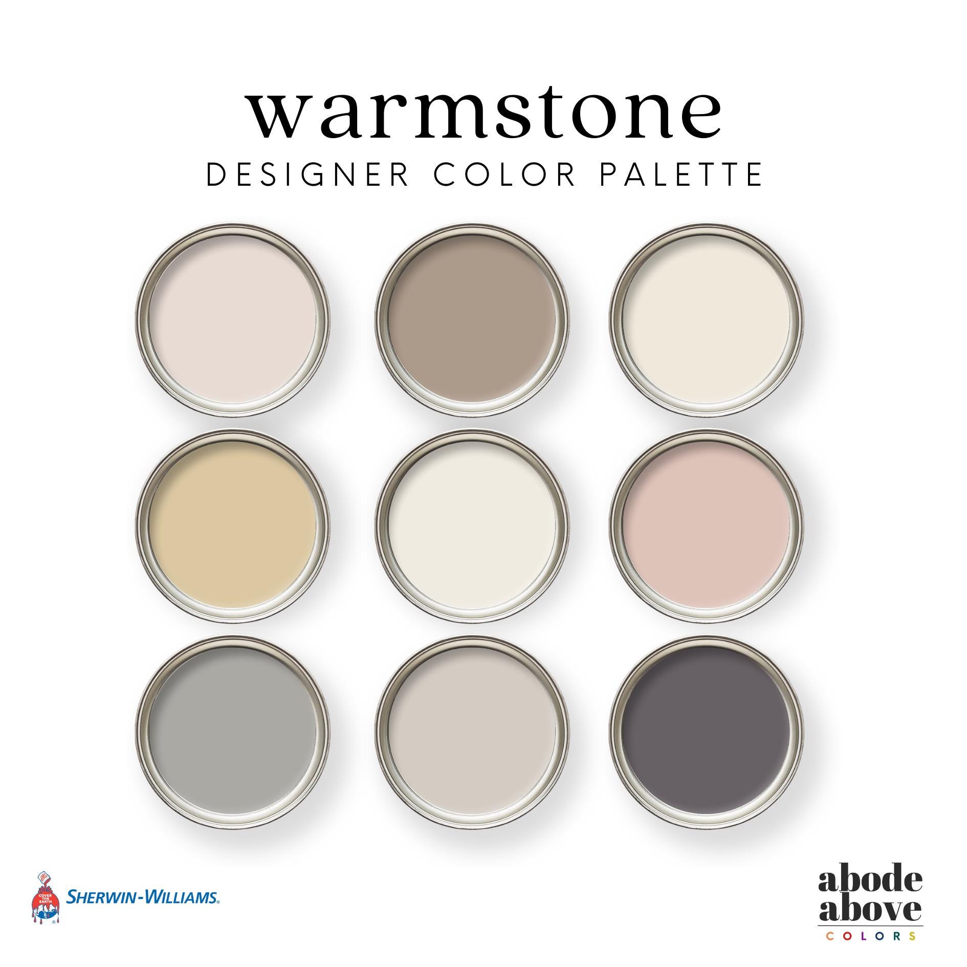 Warmstone - Home Color Palette | Sherwin Williams Whole House Color ...