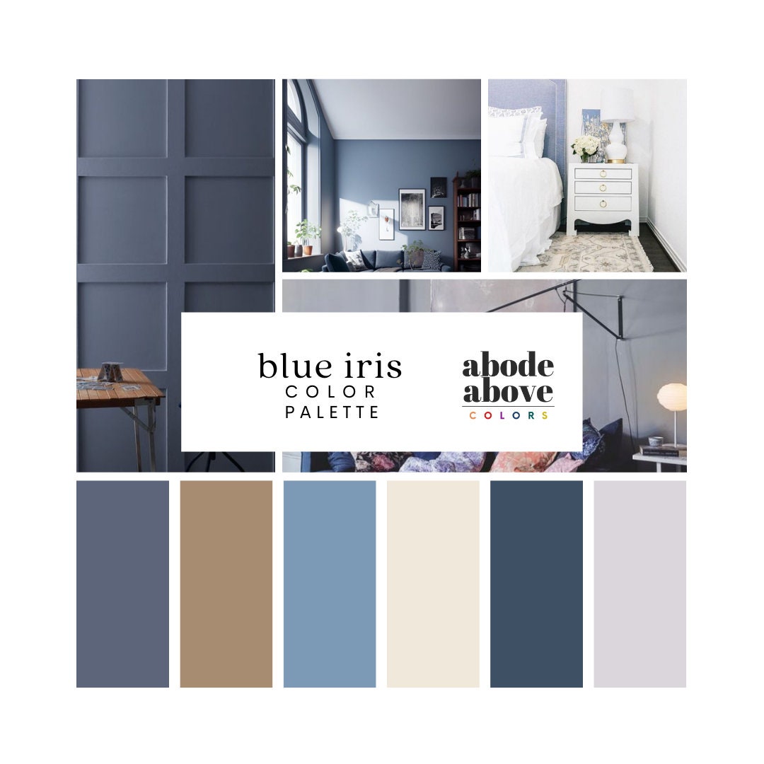 Blue Iris - Home Color Palette | Sherwin Williams Whole House Color ...