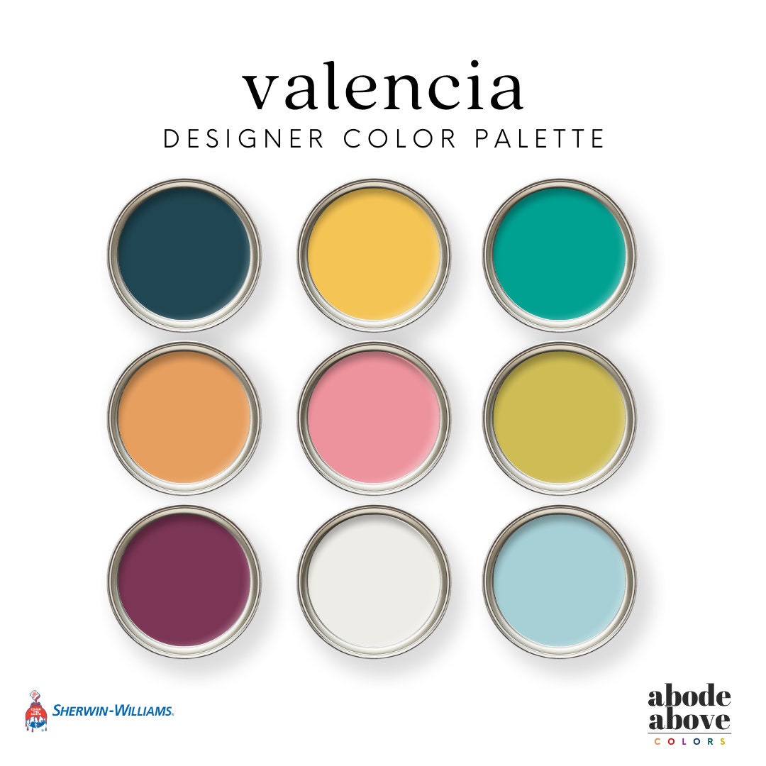 Valencia - Home Color Palette | Sherwin Williams Whole House Color ...