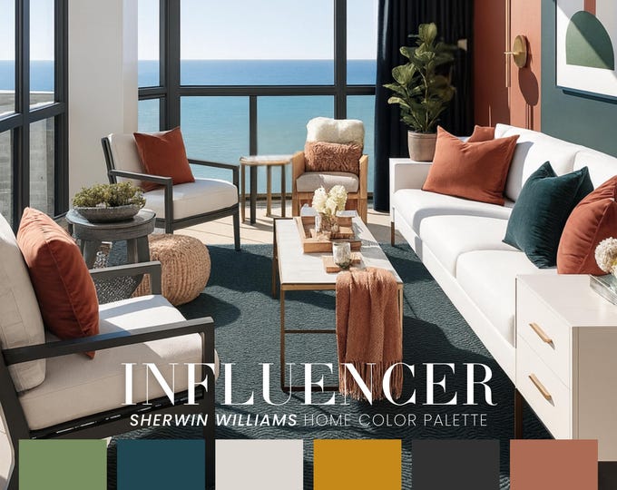 Dublin Home Color Palette | Sherwin Williams Rustic Scheme (PDF) - Etsy ...