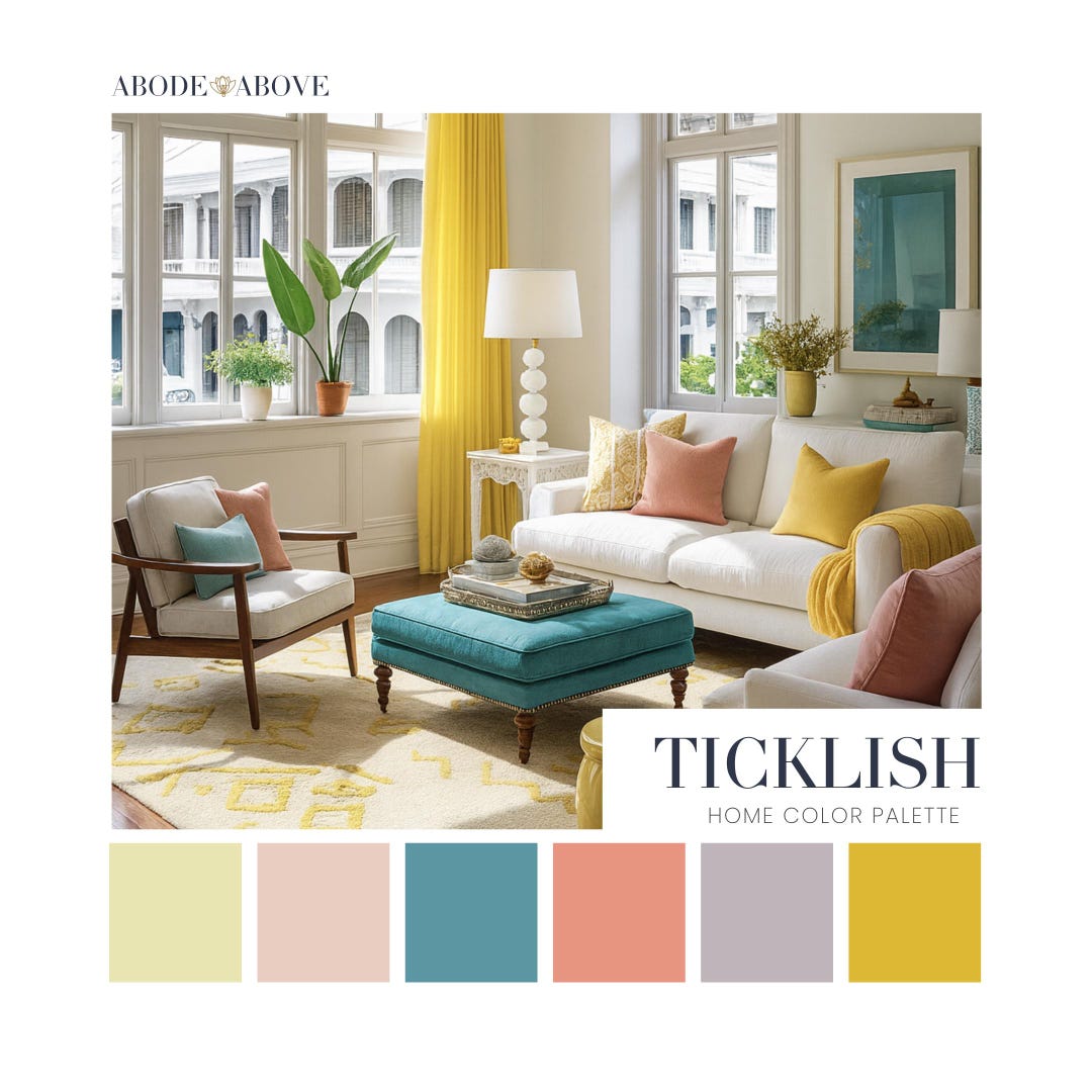 Ticklish Sherwin Williams Whole House Color Palette, Kids Paint Color ...