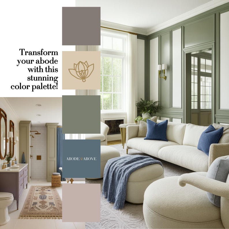 Meander - Home Color Palette | Sherwin Williams Whole House Color ...