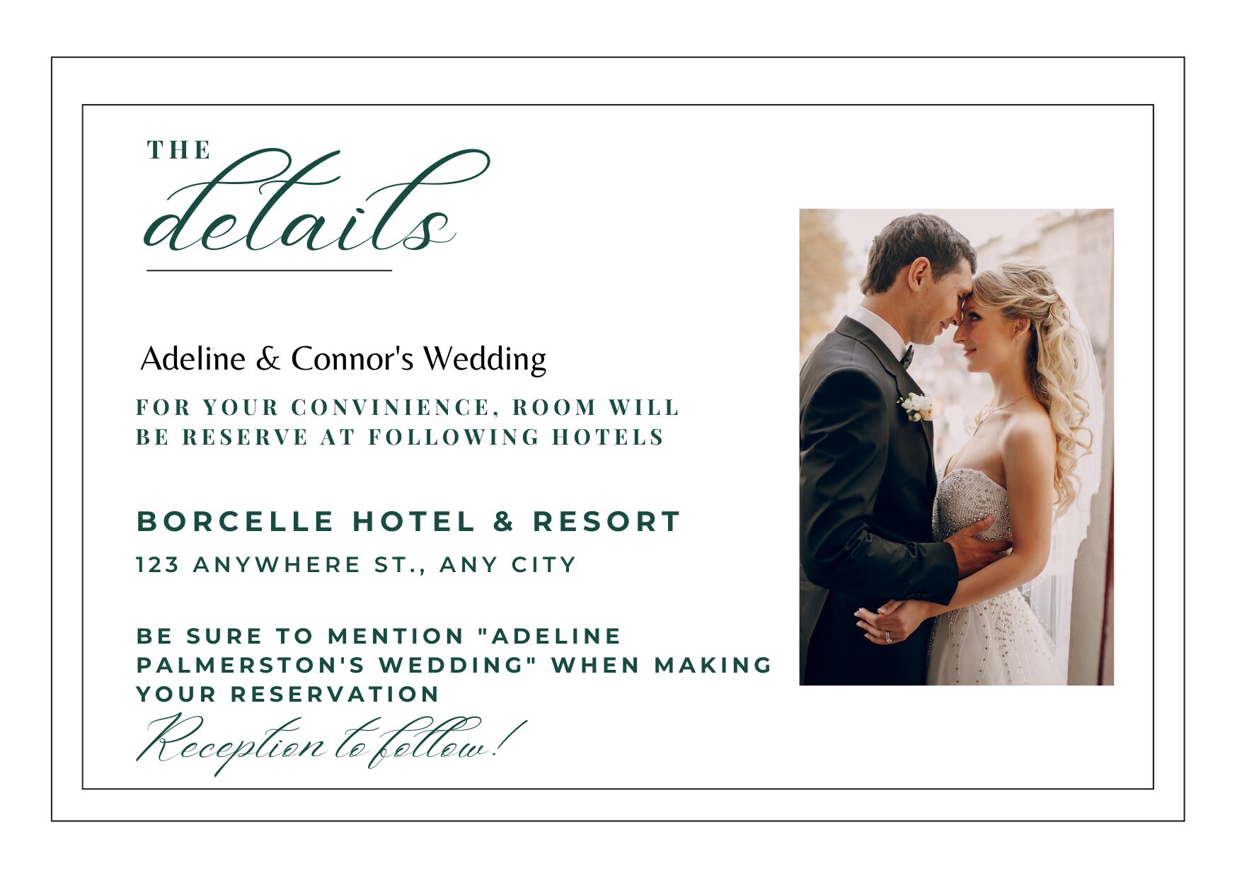 EDITABLE WEDDING Invite,simple Wedding Invitation Design,wedding ...