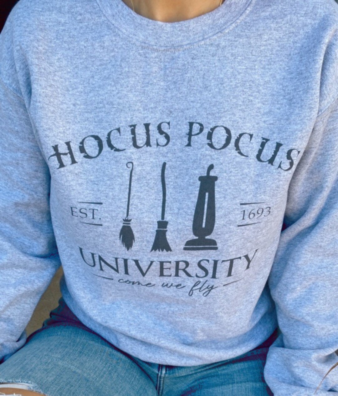 HOCUS POCUS University Sweater | Women's Sweatshirt | Halloween ...