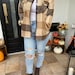 PLAID SHACKET | Checkered-print Brown Oversize Shaket| Flannel Jacket ...