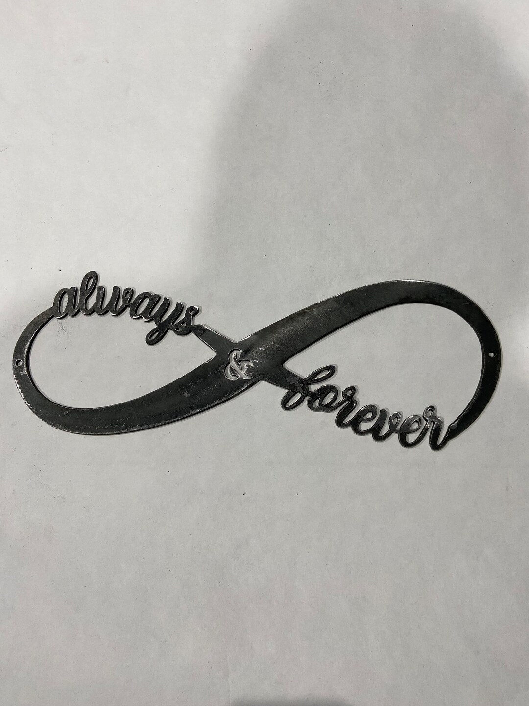 Always and Forever Infinity Love Metal Sign Anniversary or Wedding ...