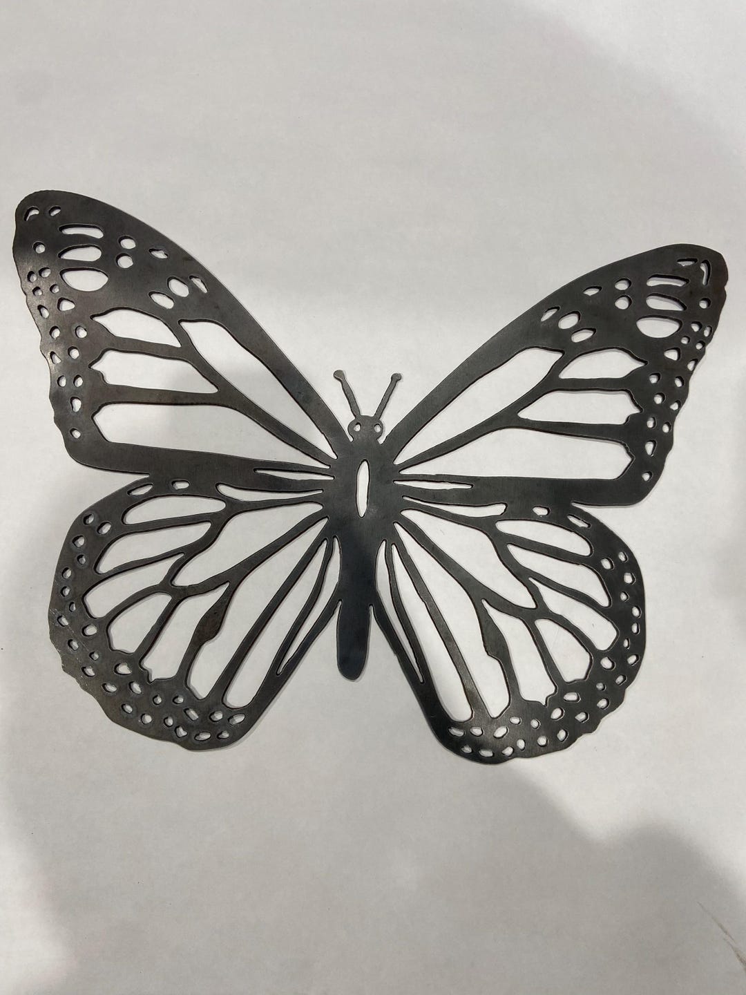 CNC Cut Steel Butterfly Wall Decor – Unfinished Metal Art - Etsy
