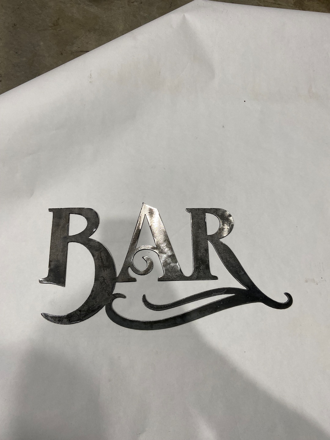 Metal Bar Sign – CNC Cut Steel Wall Decor - Etsy