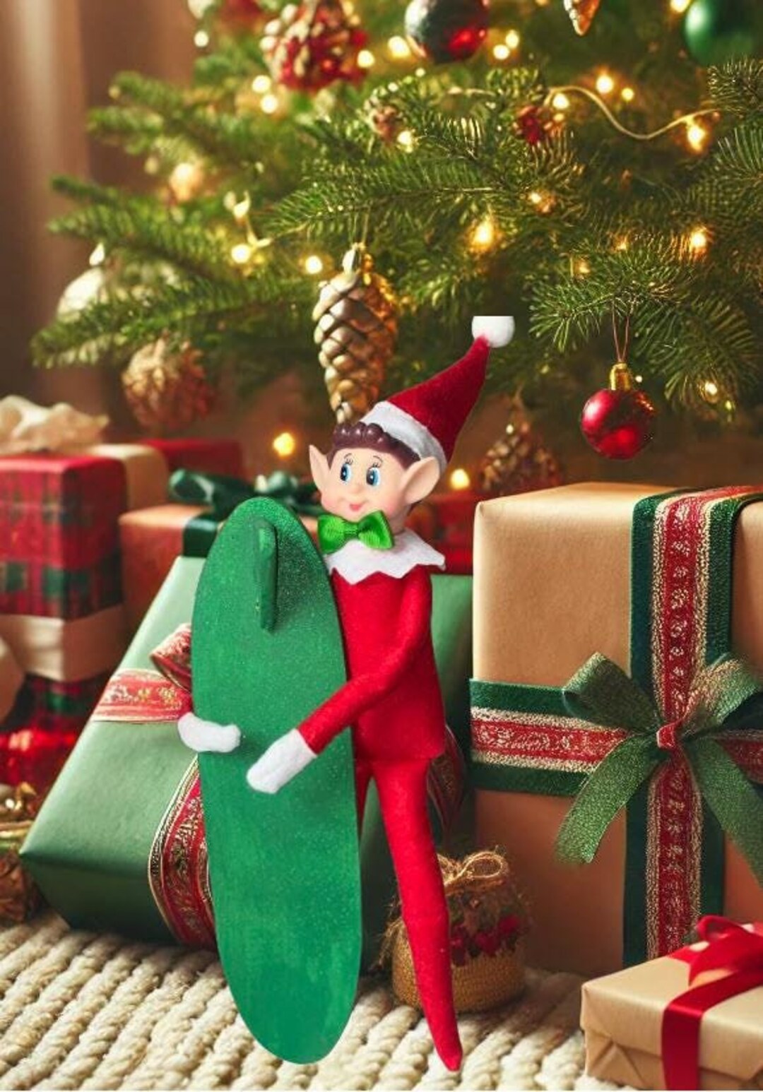 Elf-sized Surfboard Elf Prop | Surfing, Beach or Vacation Christmas Elf ...