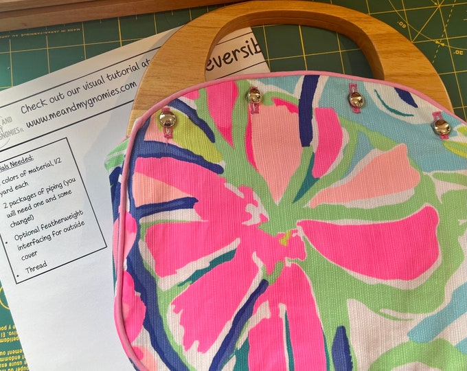 80s Bermuda Bag With Hibiscus Flower Cover - Etsy