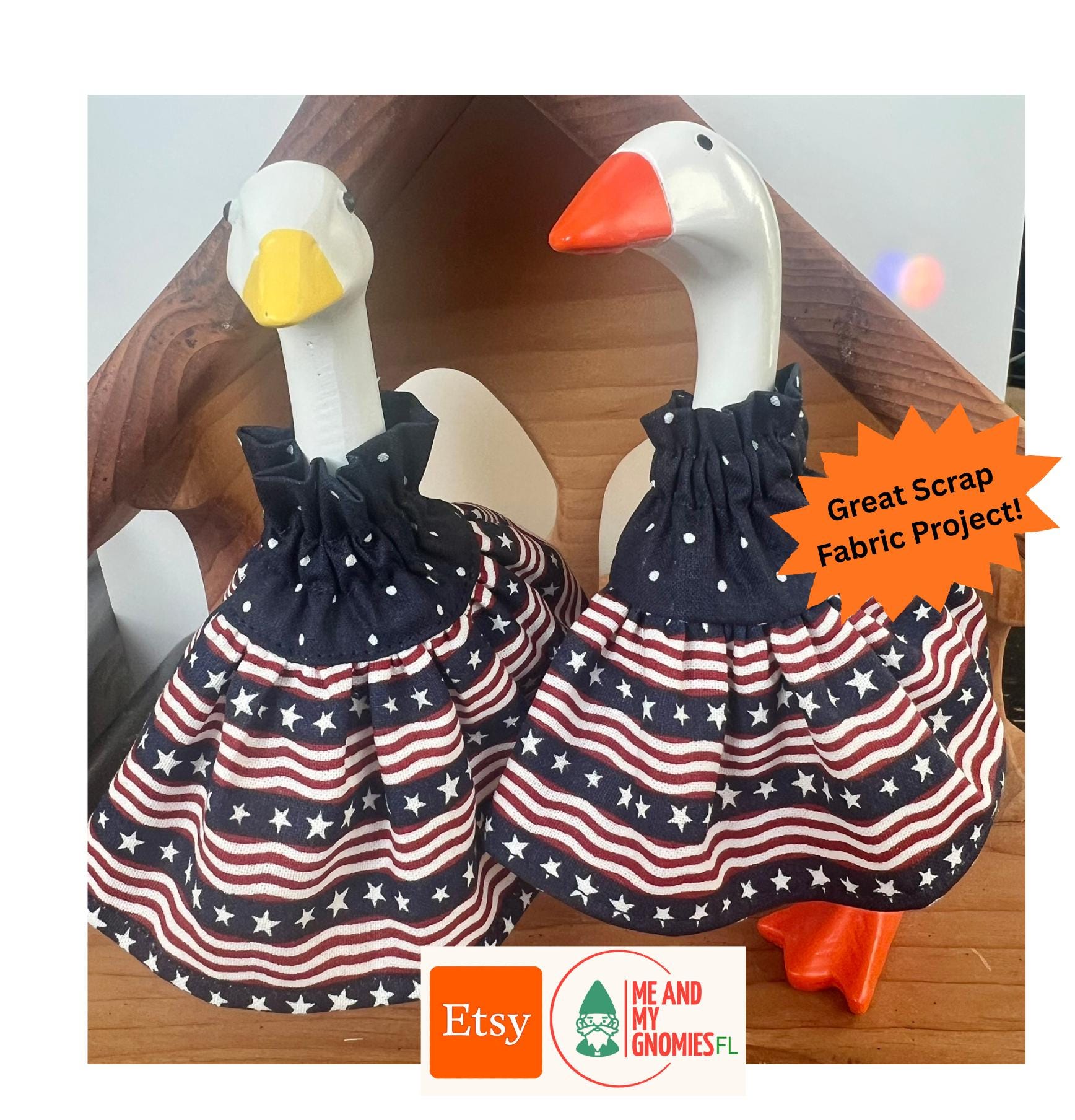 Desk Goose Dress B Sewing Pattern PDF | 7 Inch Goose Outfit | Mini ...
