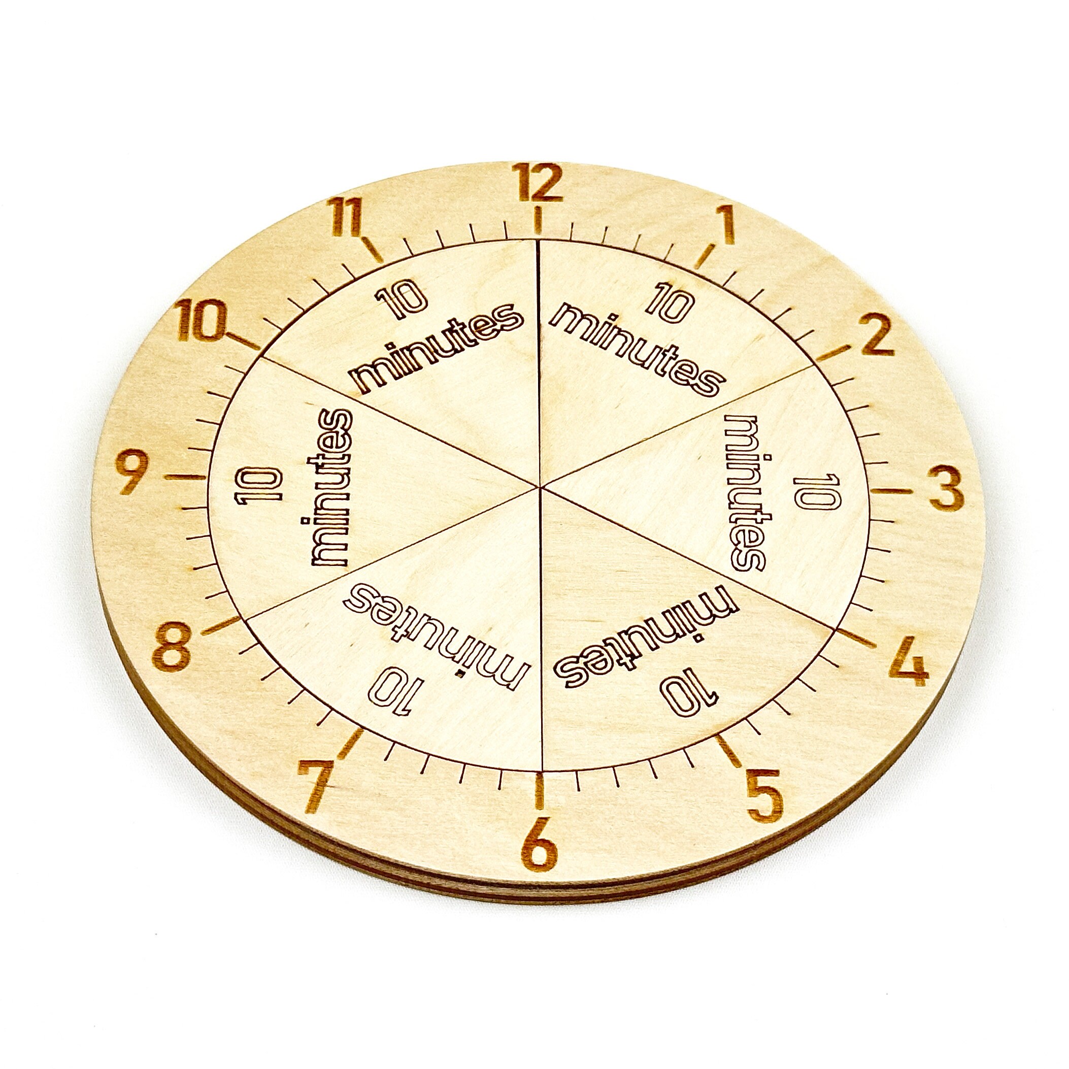 Wooden Time Fraction Learning Kit Time Fraction Learning Set - Etsy