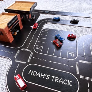 Traffic Sign Set and Parking Lot, 11 Wooden Sign for Road Wooden ...