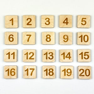 Wooden Maths Board With Numbers and Symbols, Addition and Subtraction ...