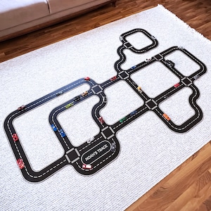 Personalizable Wooden Car Track: Road Track for Hotwheels, Toddler Gift ...