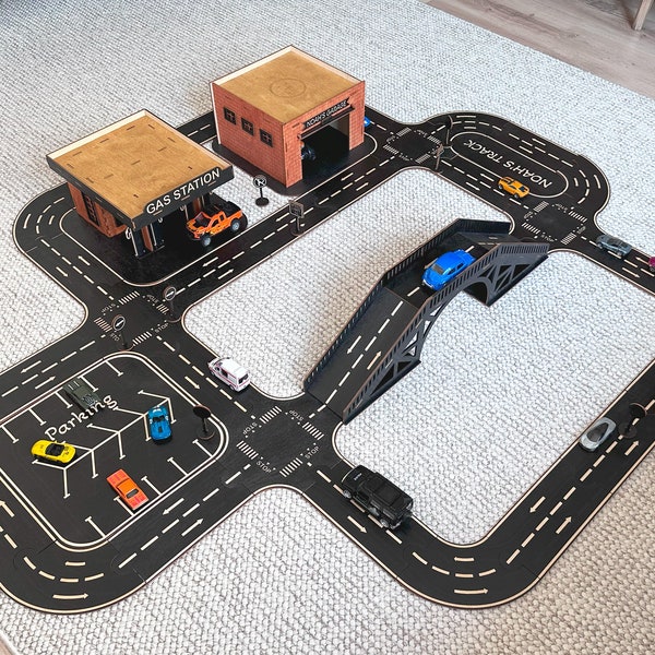 Personalized Car Track for Kids - Etsy