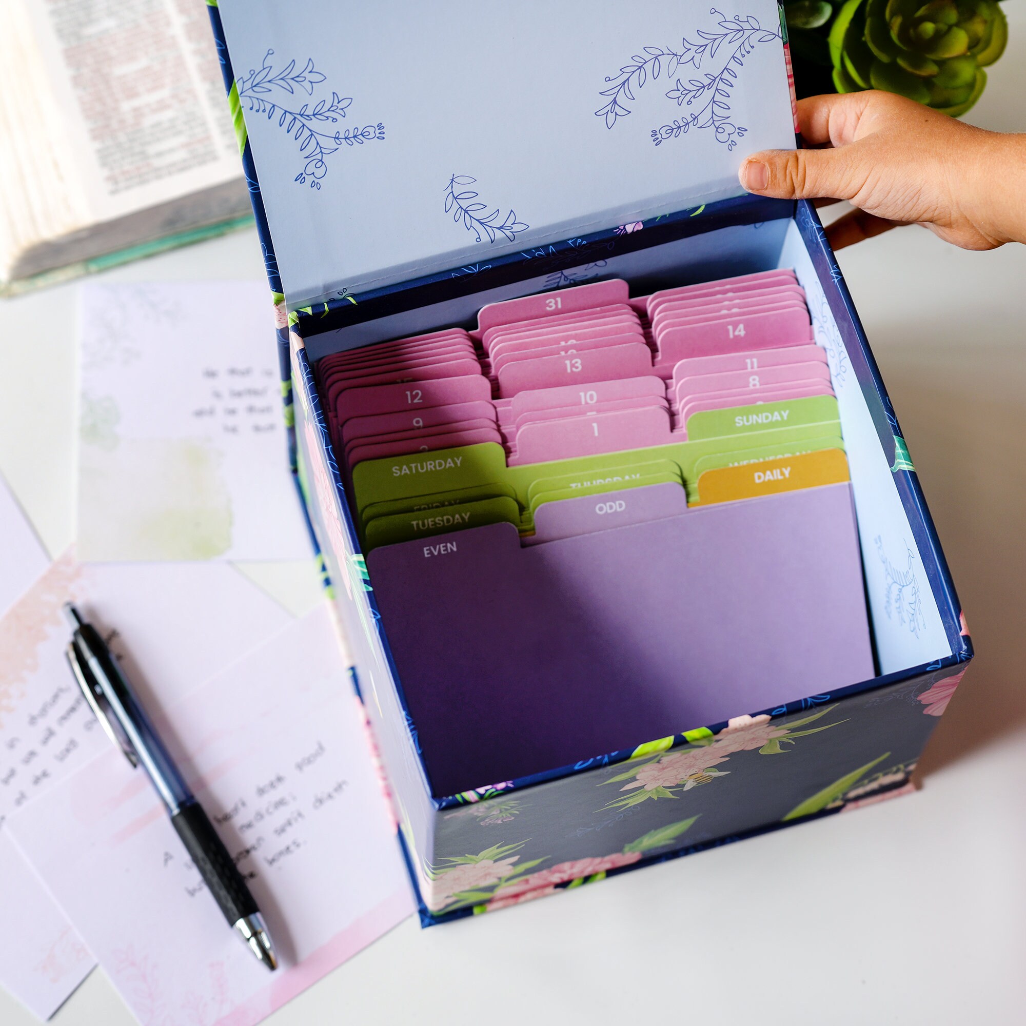 Scripture Memory Box Simply Charlotte Mason Bible Memorization Royal ...