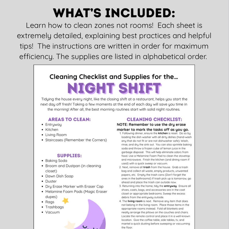 Sop’s for Home Cleaning | Type A Cleaning Checklists for Optimum ...