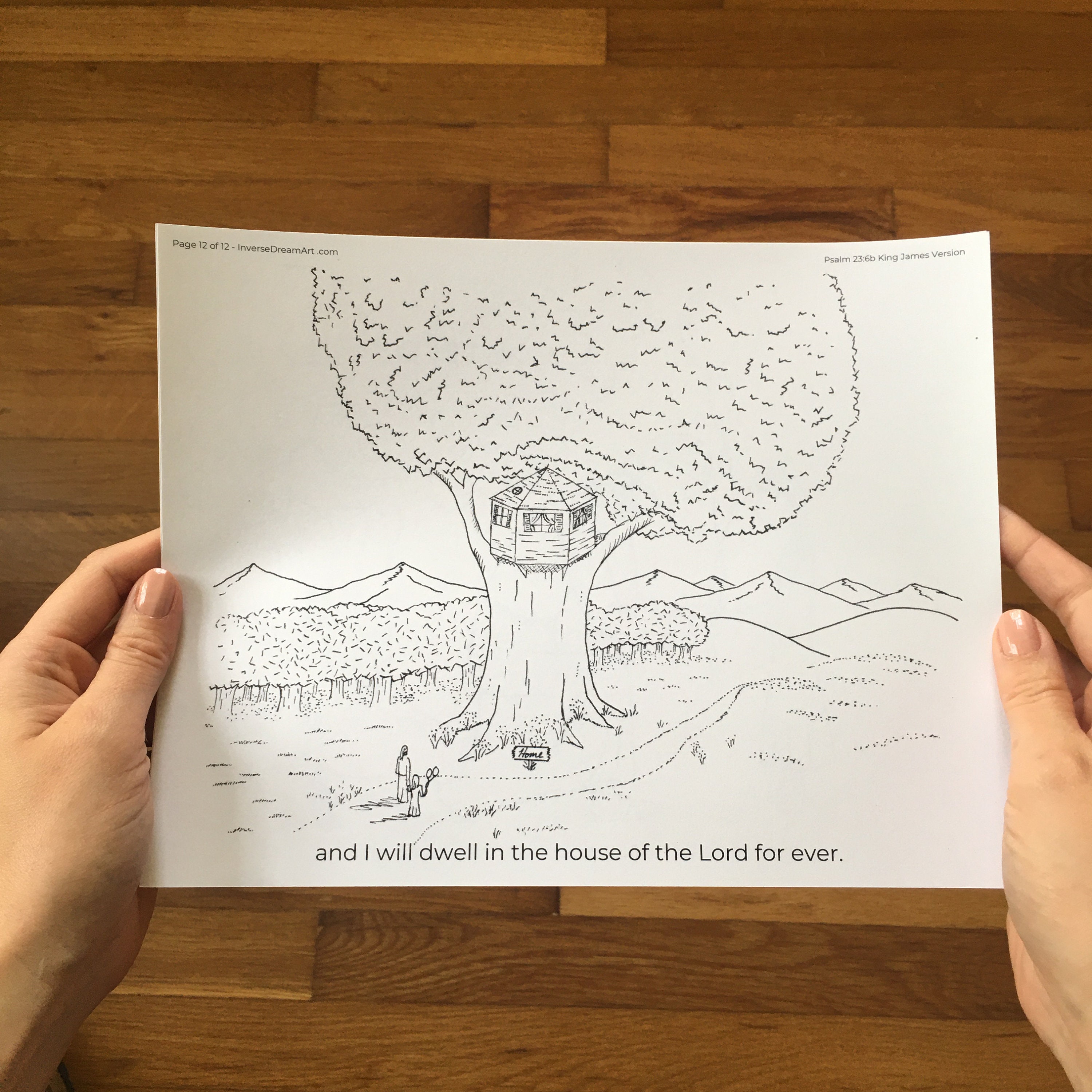 Psalm 23 Coloring Pages - 12 Pages - Printable Digital Download - Etsy