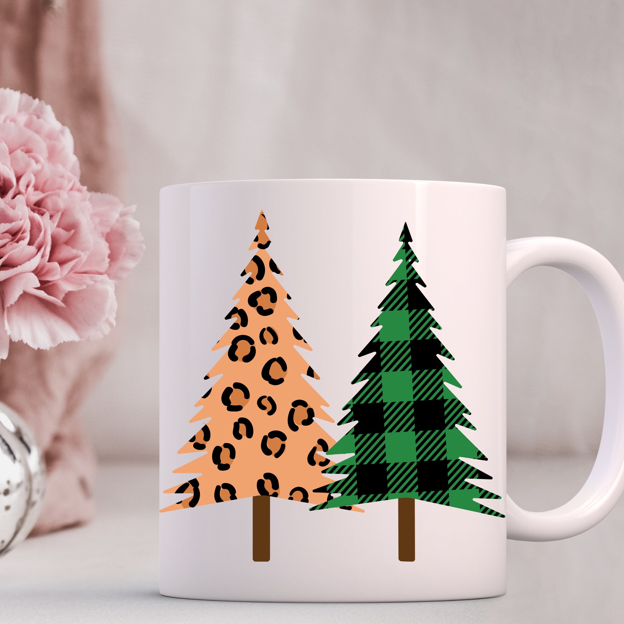 Tre Svg Bundle / Tree Silhouette / Christmas Tree / Svg Cut File for ...