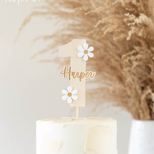 One Cake Topper - Etsy