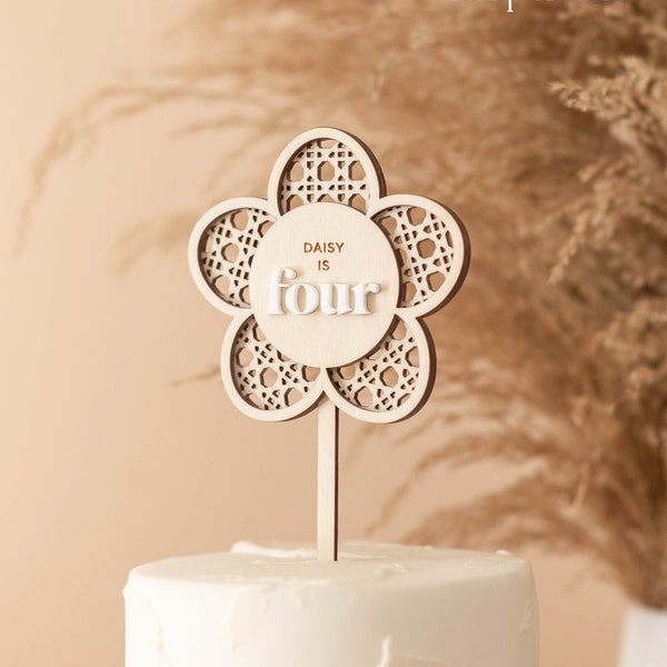 Daisy Cake Topper - Etsy