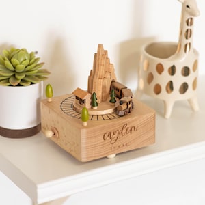 Personalized Musical Train Carousel | Custom Keepsakes Heirloom ...