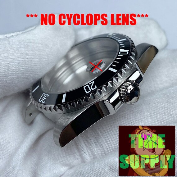 HULK Sub Custom Build 40mm Watch Case Sapphire Cyclops Ceramic Bezel ... HULK Sub Custom Build 40mm Watch Case Sapphire Cyclops Ceramic Bezel ...