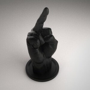 Middle Finger Sculpture 3D Print STL File Décor Gift for - Etsy