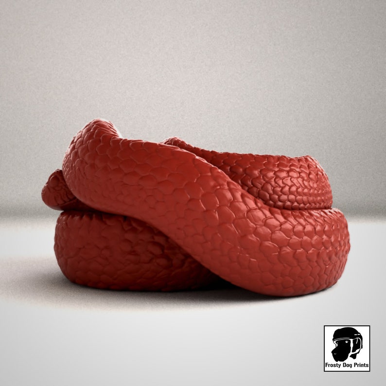 Friendly Snake 3D Printing STL File - Etsy