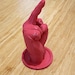 Middle Finger Sculpture 3D Print STL File - Décor - Gift Idea for Boss ...