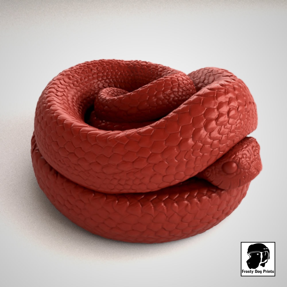 Friendly Snake 3D Printing STL File - Etsy