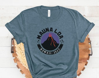 Volcano Shirt Mauna Loa Eruption Hawaii 2022 Tshirt - Etsy