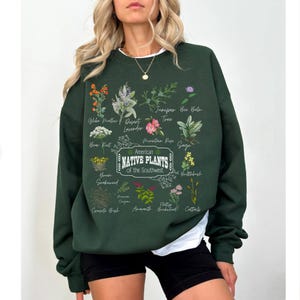 Native Plants of the Southwest, Botanical Hiking Sweatshirt, American ...