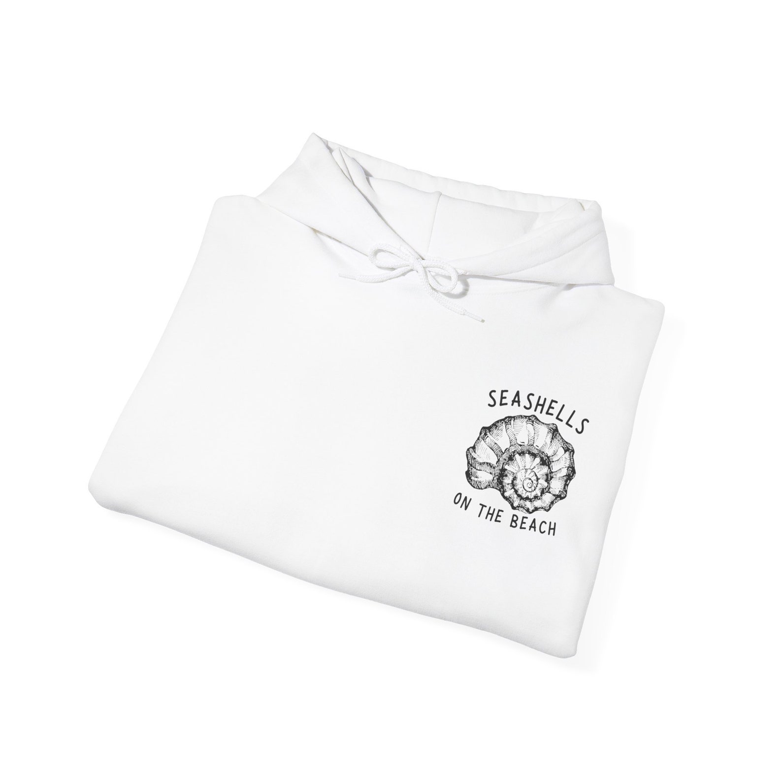 Hermit Crab Hoodie Sweatshirt Seashells on the Beach Hooded Sweater ...