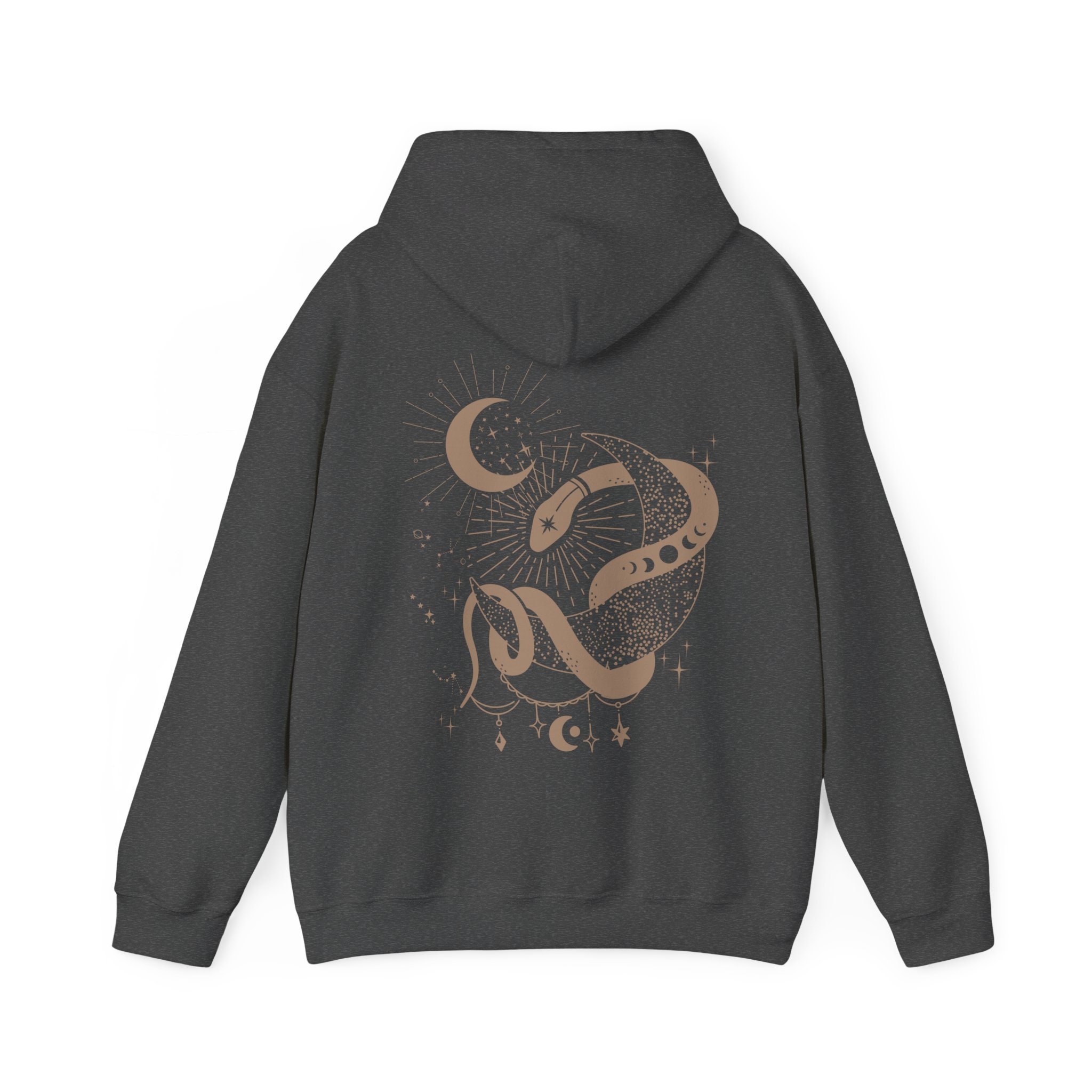 Celestial Hoodie Mystical Serpent Sweatshirt Snake Hooded Sweater Sun ...