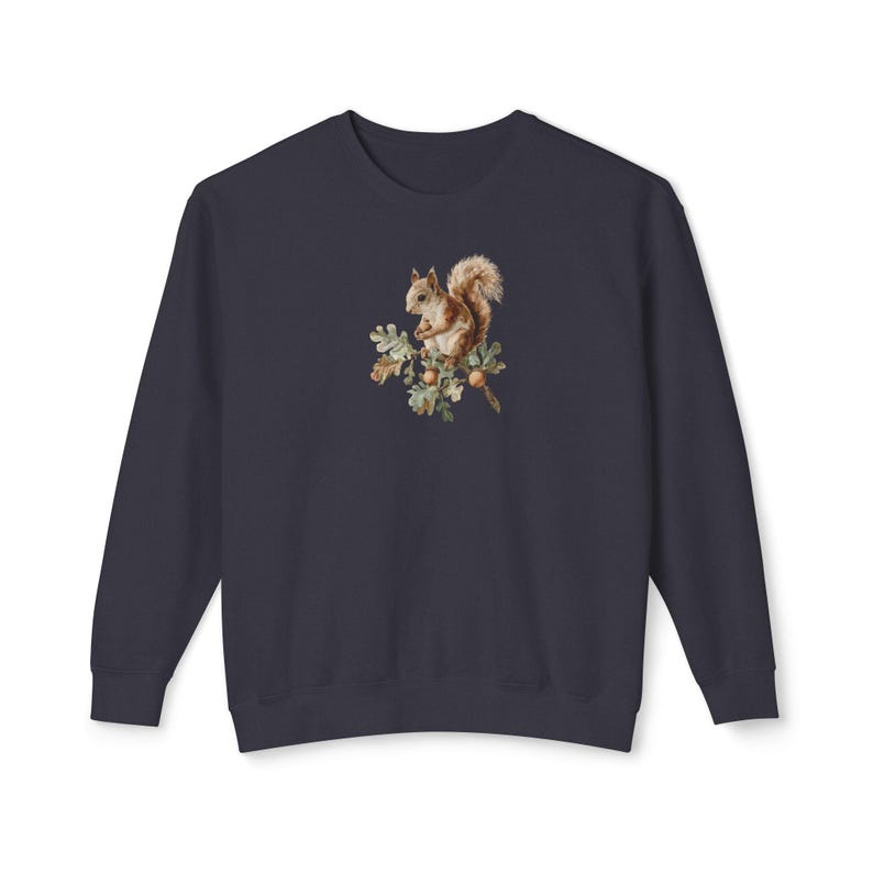 Cute Squirrel and Acorns Sweater, Squirrel Shirt, Cottage Core Clothes ...