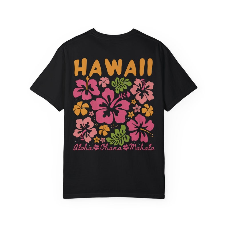 Hawaii Shirt Hibiscus Tshirt Aloha Ohana Mahalo Graphic Tees Tropical ...