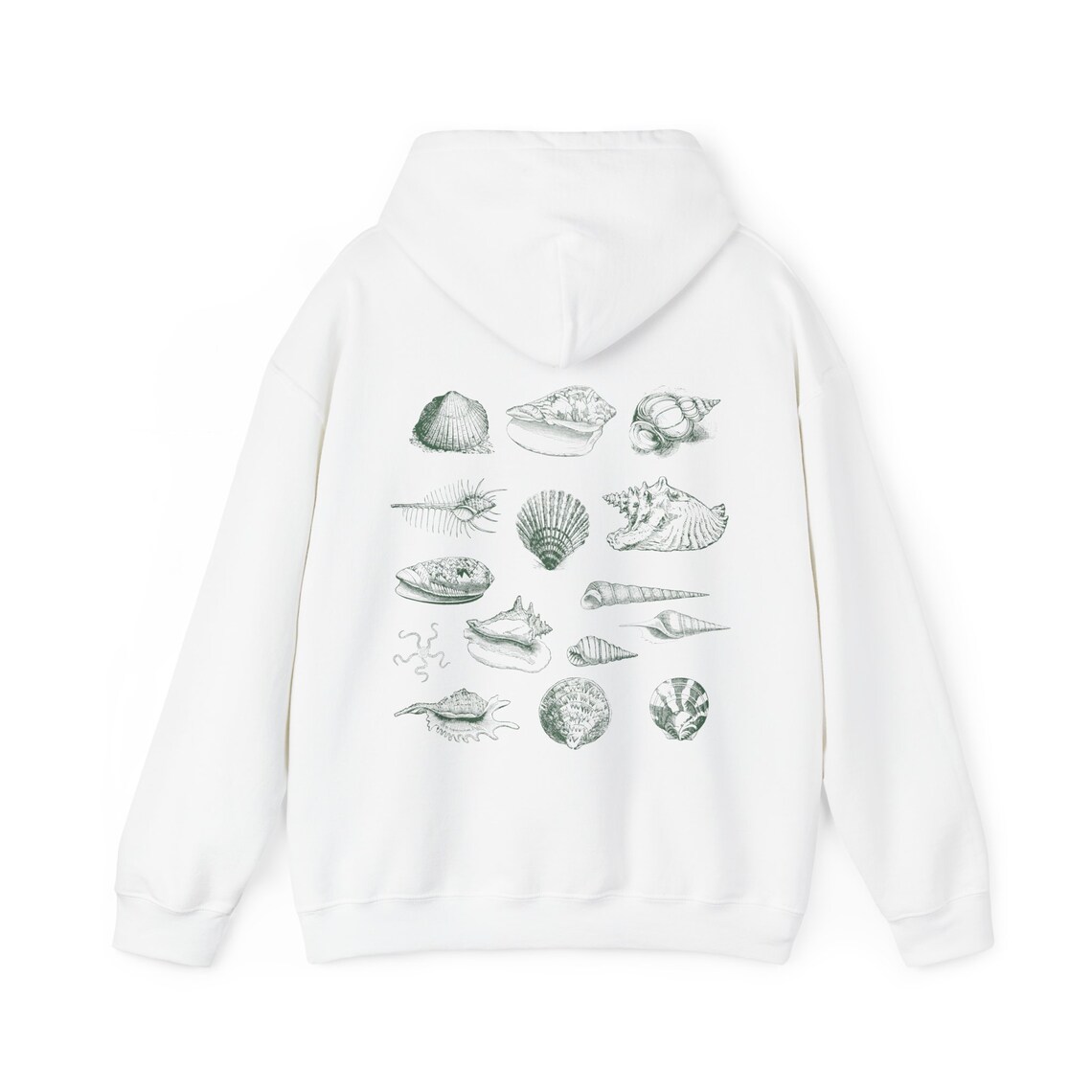 Seashell Hoodie Coconut Girl Clothes Ocean Inspired Beach Stuff ...