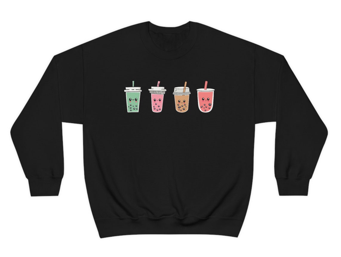 Milk Tea Sweatshirt Bubble Tea Sweatshirt Boba Tea - Etsy