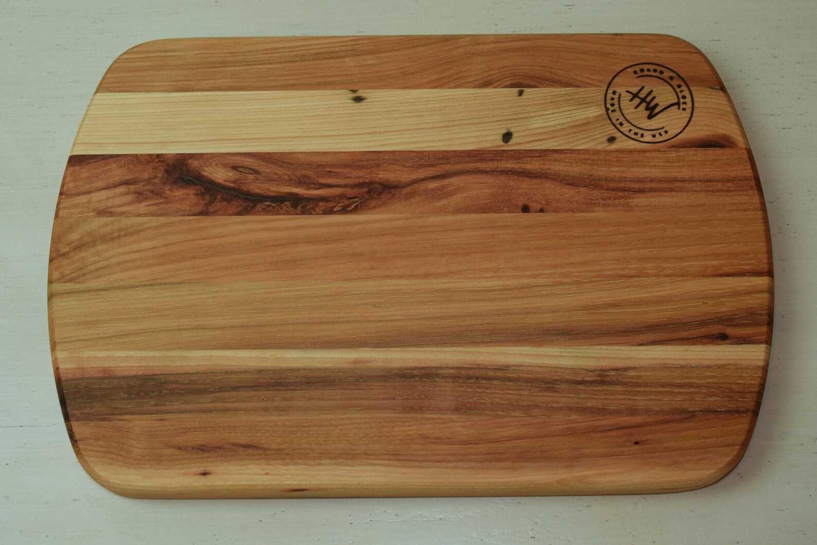 Small Wood Cutting Board - Walnut & Character Walnut - Hickory - White ...