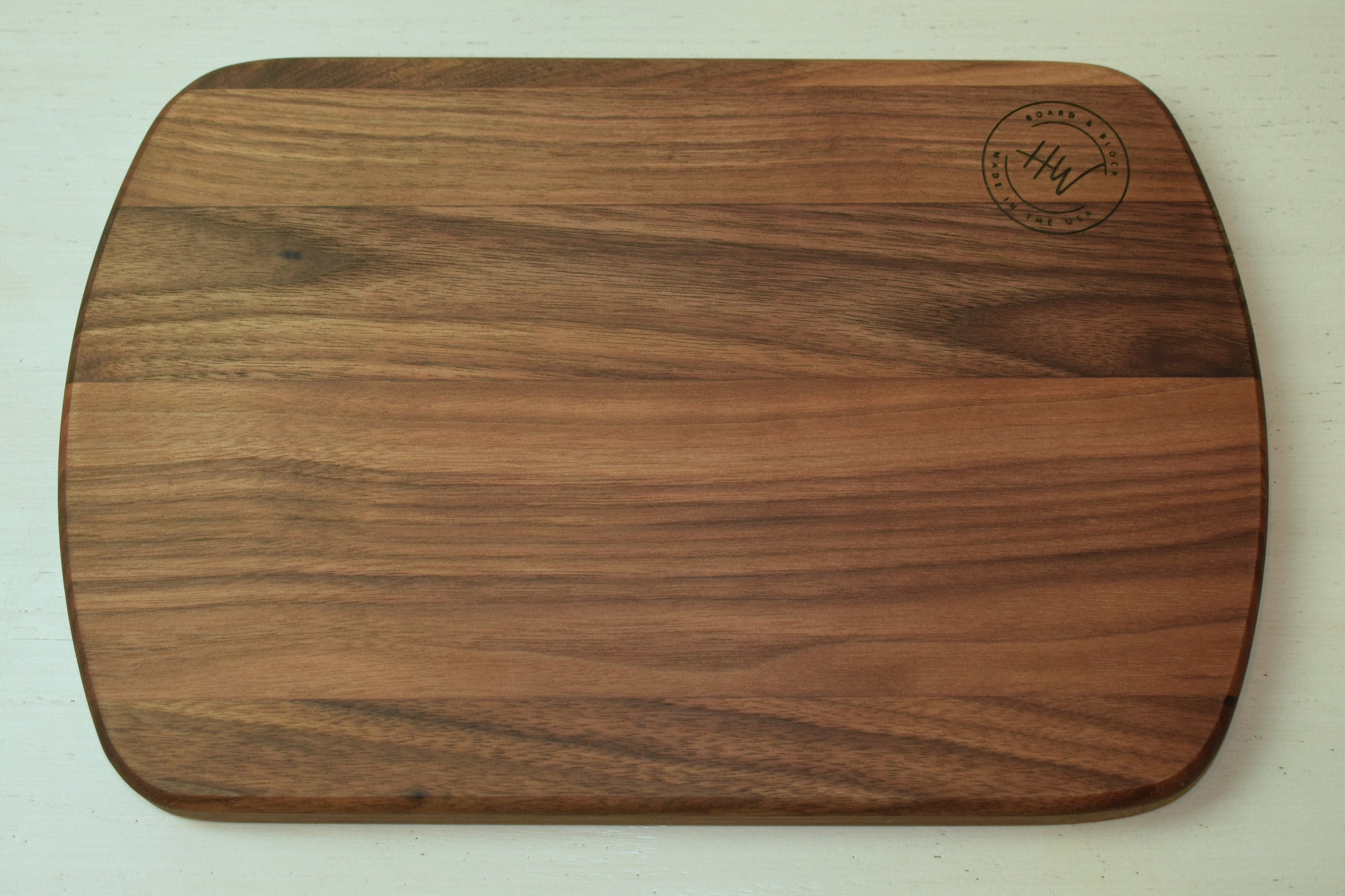 Small Wood Cutting Board - Walnut & Character Walnut - Hickory - White ...