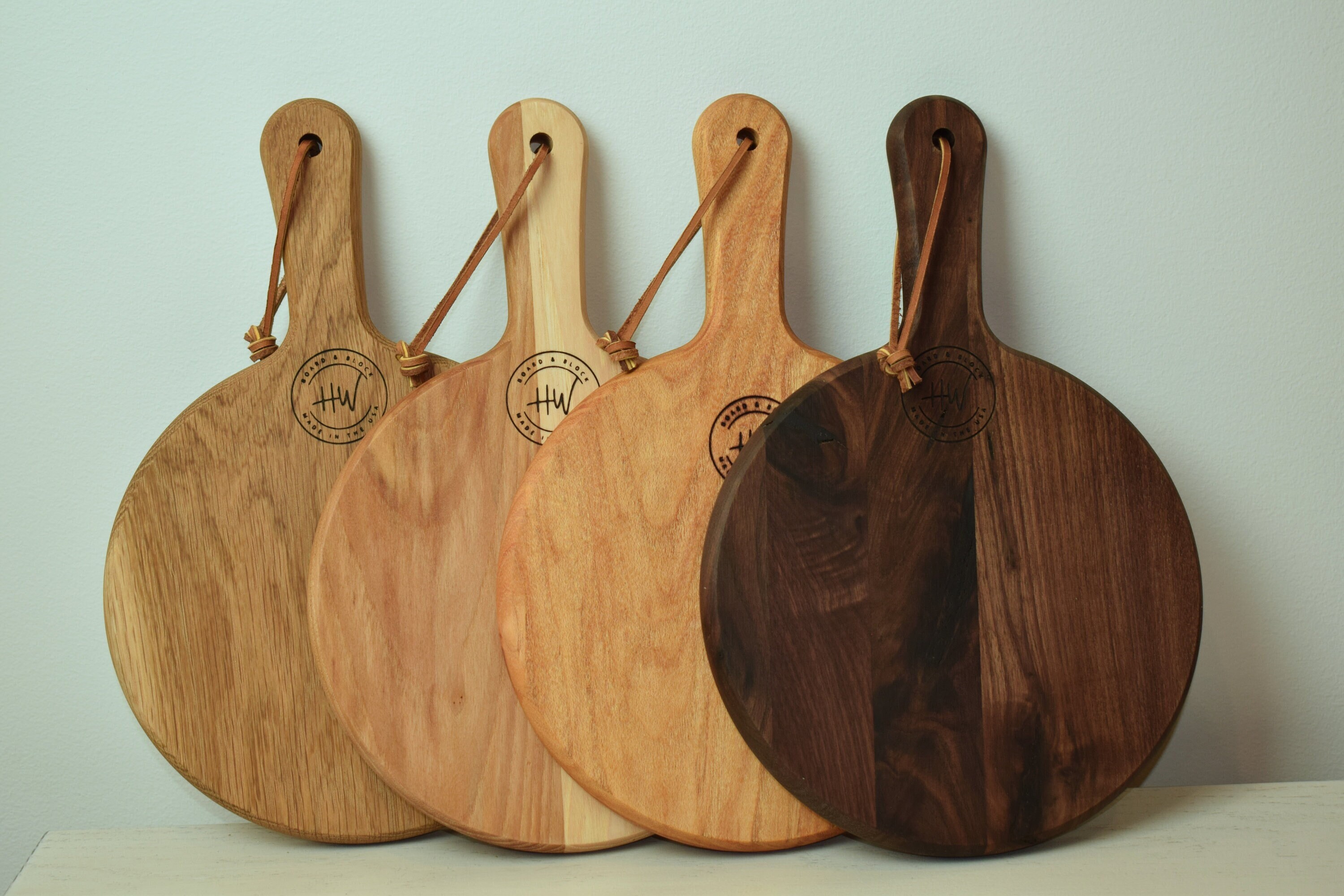 Small Round Cutting Board With Handle - Etsy