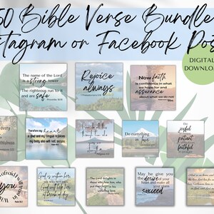 50 Christian Instagram Post Templates Bible Verse Templates Church ...