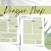 Daily Prayer Map Bible Study Printable Daily Prayer Journal - Etsy
