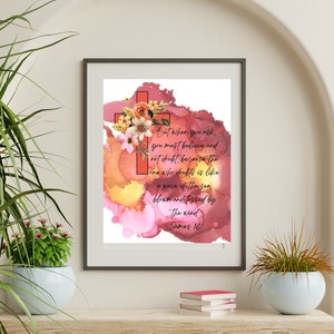 Printable Bible Verse Wall Art Bundle to Inspire & Encourage, 8 Bible ...