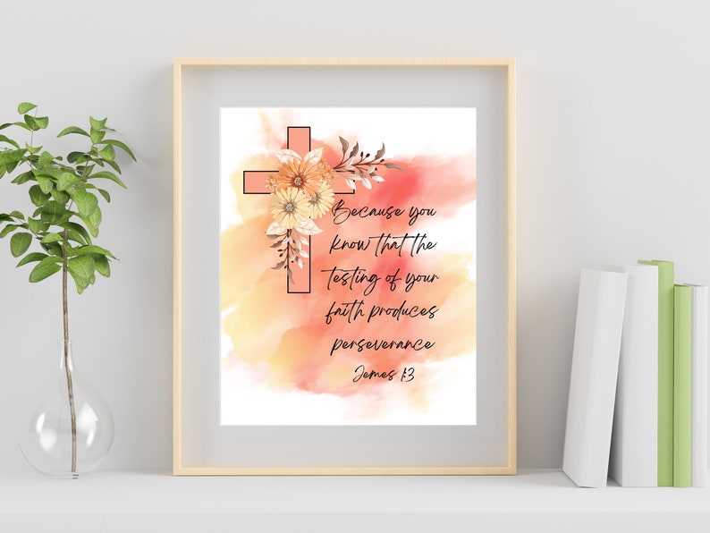 Printable Bible Verse Wall Art Bundle to Inspire & Encourage, 8 Bible ...